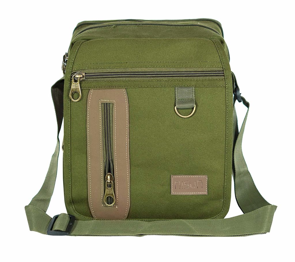 NISUN Sling cross body messenger one side shoulder bag for men women ...